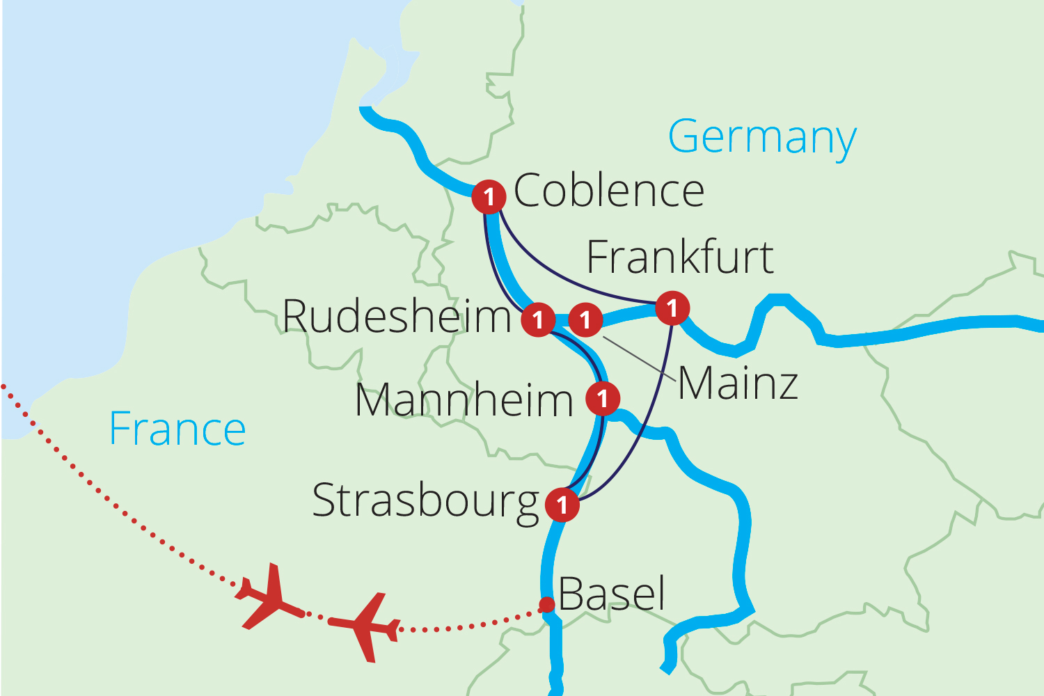 Captivating Rhine Moselle and Main Rivers - France Tours | Mercury Holidays