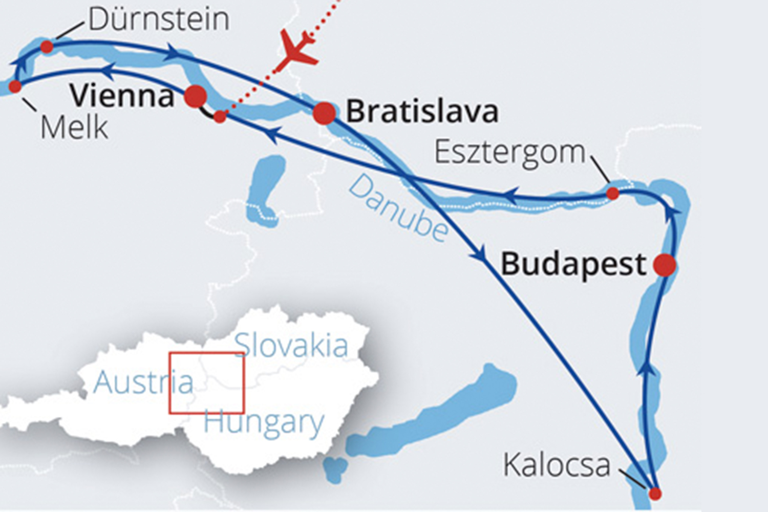 Grand Capitals of the Danube with Vienna City Stay - Austria Tours ...